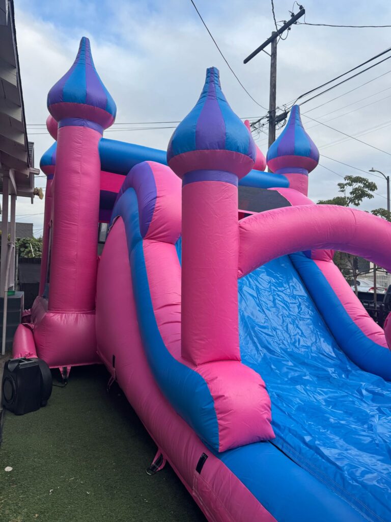 PRINCES PINK COMBO BOUNCE HOUSE – Jumper Fun Party Rentals